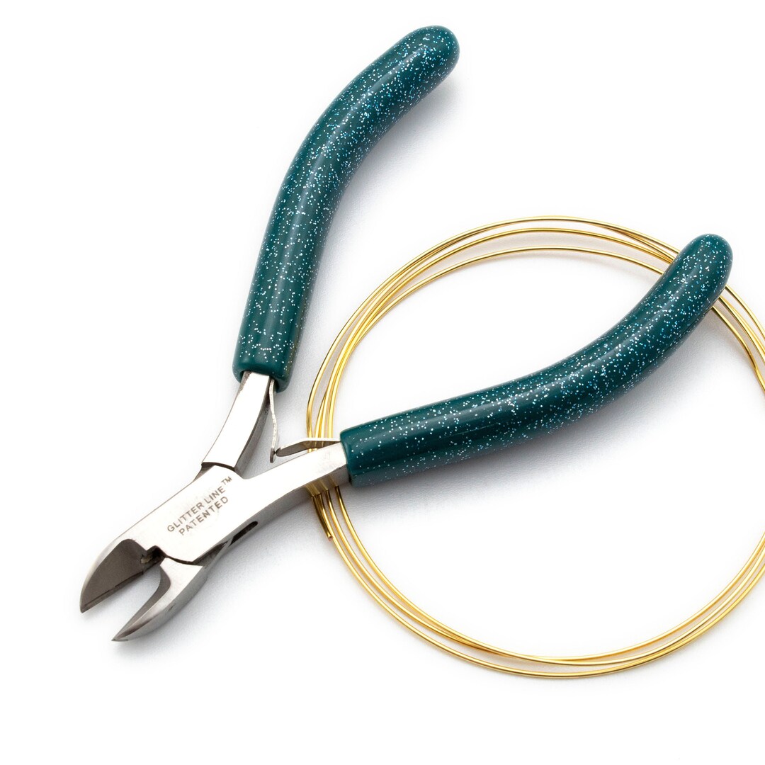 1 Glitter-lined Wire Cutters - Carbide Tips - Free Wire Sample - Etsy