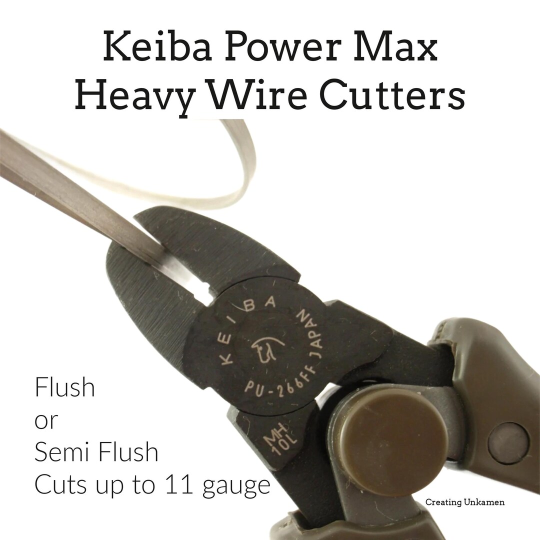 1 Keiba Power Max Heavy Wire Cutters - Perfect for Hard & Thick Wire up ...