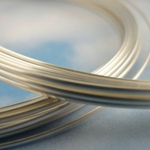 Premium HALF ROUND Half Hard Wire - Non Tarnish in Silver Plate, Brass ...