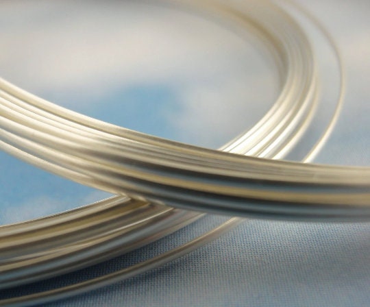 Premium HALF ROUND Half Hard Wire - Non Tarnish in Silver Plate, Brass ...