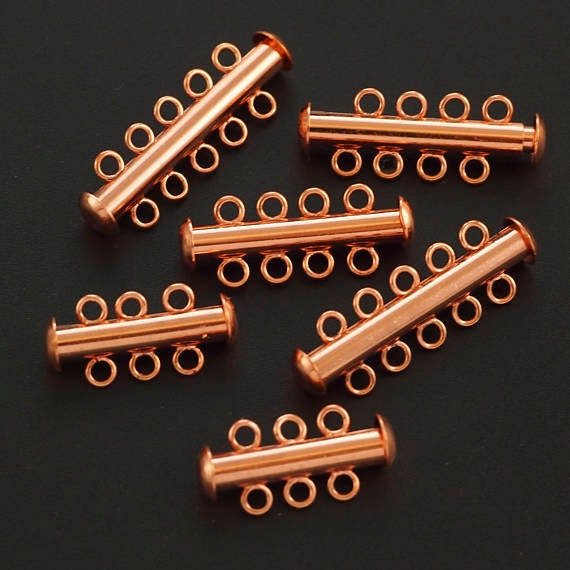 4 Slide Lock Clasps 2 3 4 5 Strands You Pick From 7 | Etsy