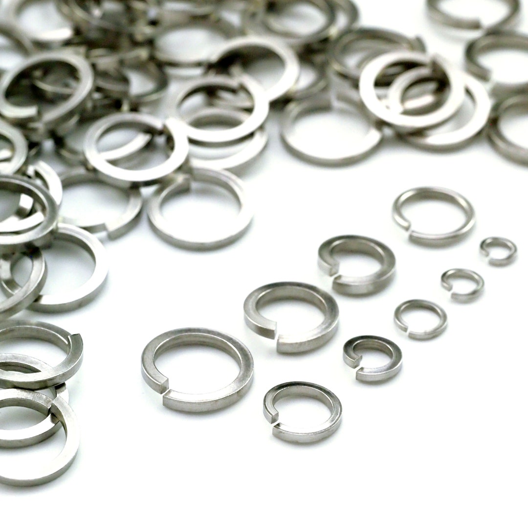 50 Square Stainless Steel Jump Rings 9 Sizes in 14 Gauge - Etsy