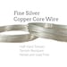 Fine Silver Wire With Copper Core - Half Hard - Tarnish Resistant - YOU ...