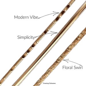 14kt Gold Filled Pattern Flat Wire - by the Inch - Etsy