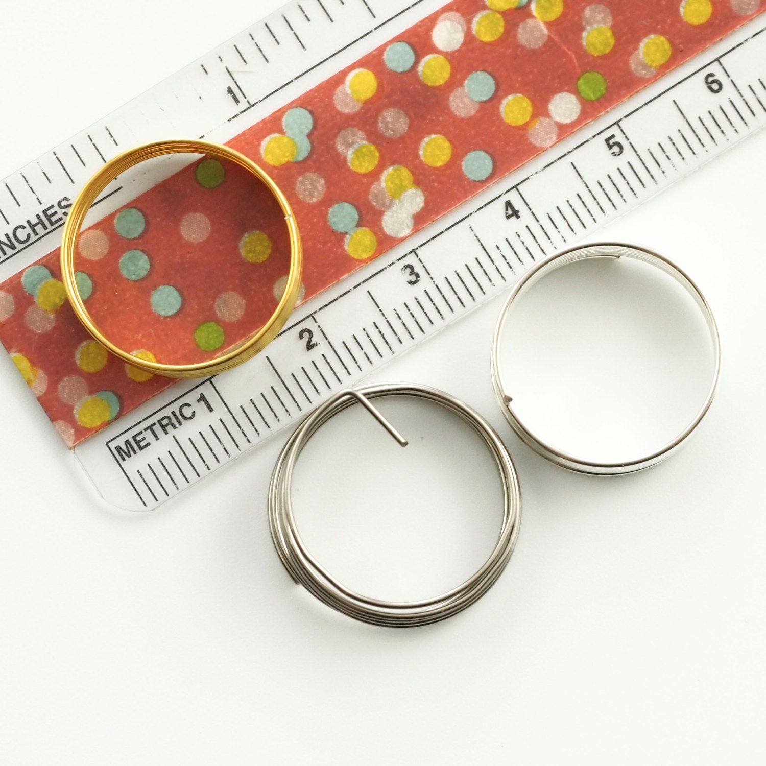 Best Ring Memory Wire Stainless Steel Silver Plate or Gold - Etsy