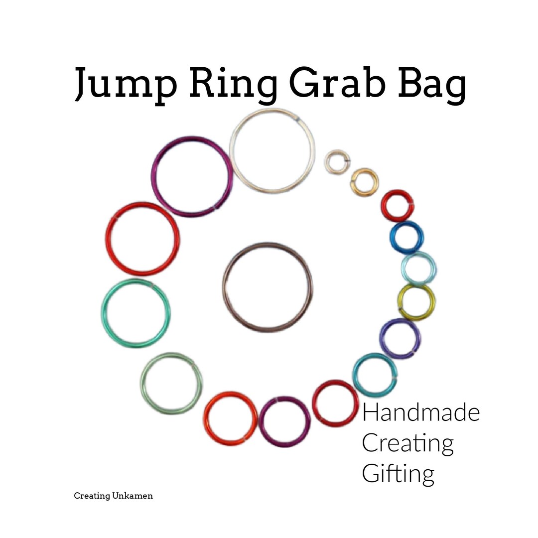 Handmade Jump Ring Grab Bag - Enameled Coated Copper - 100% Guarantee ...
