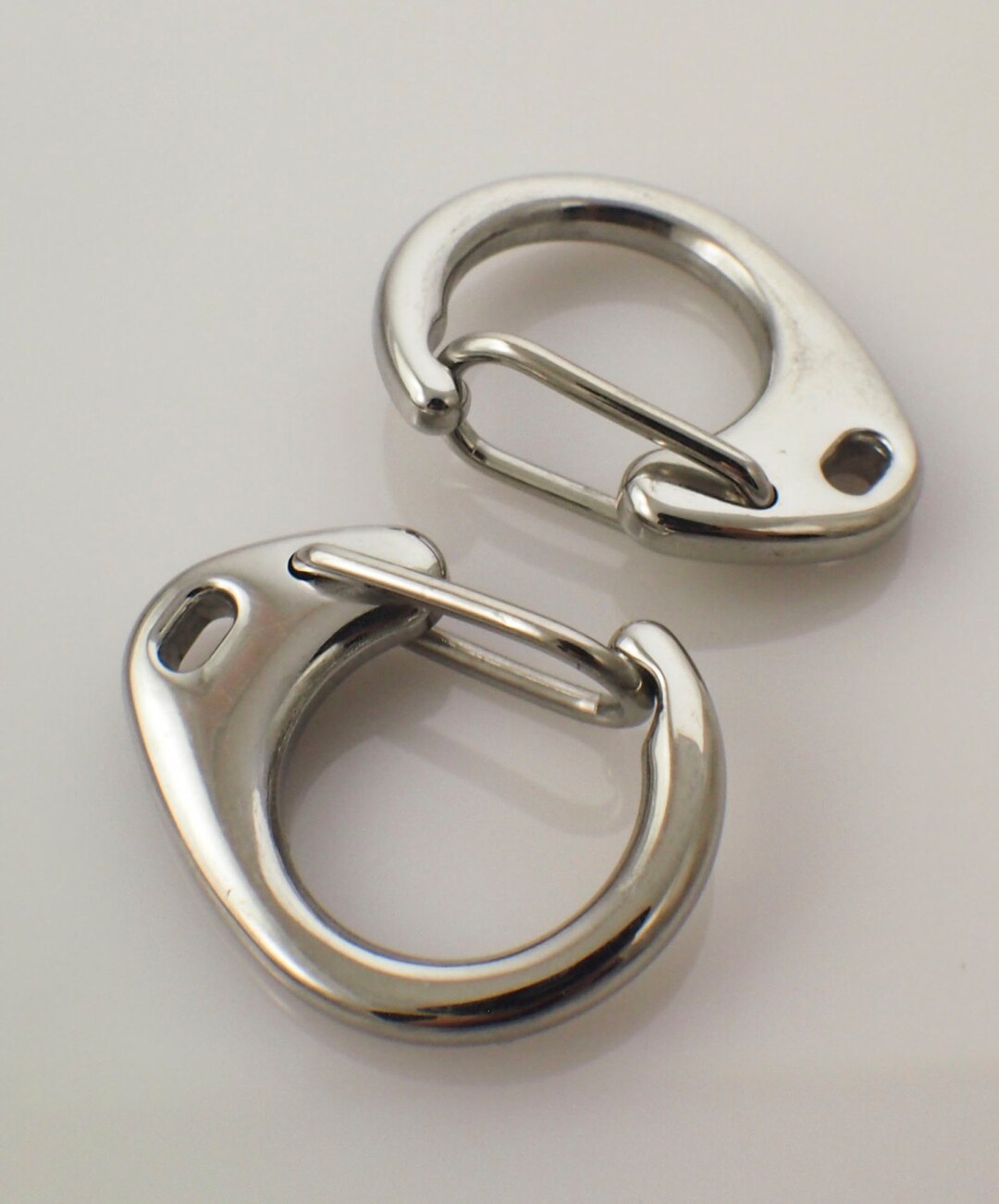 1 Stainless Steel Round Clip Lobster Clasp Triggerless - Etsy