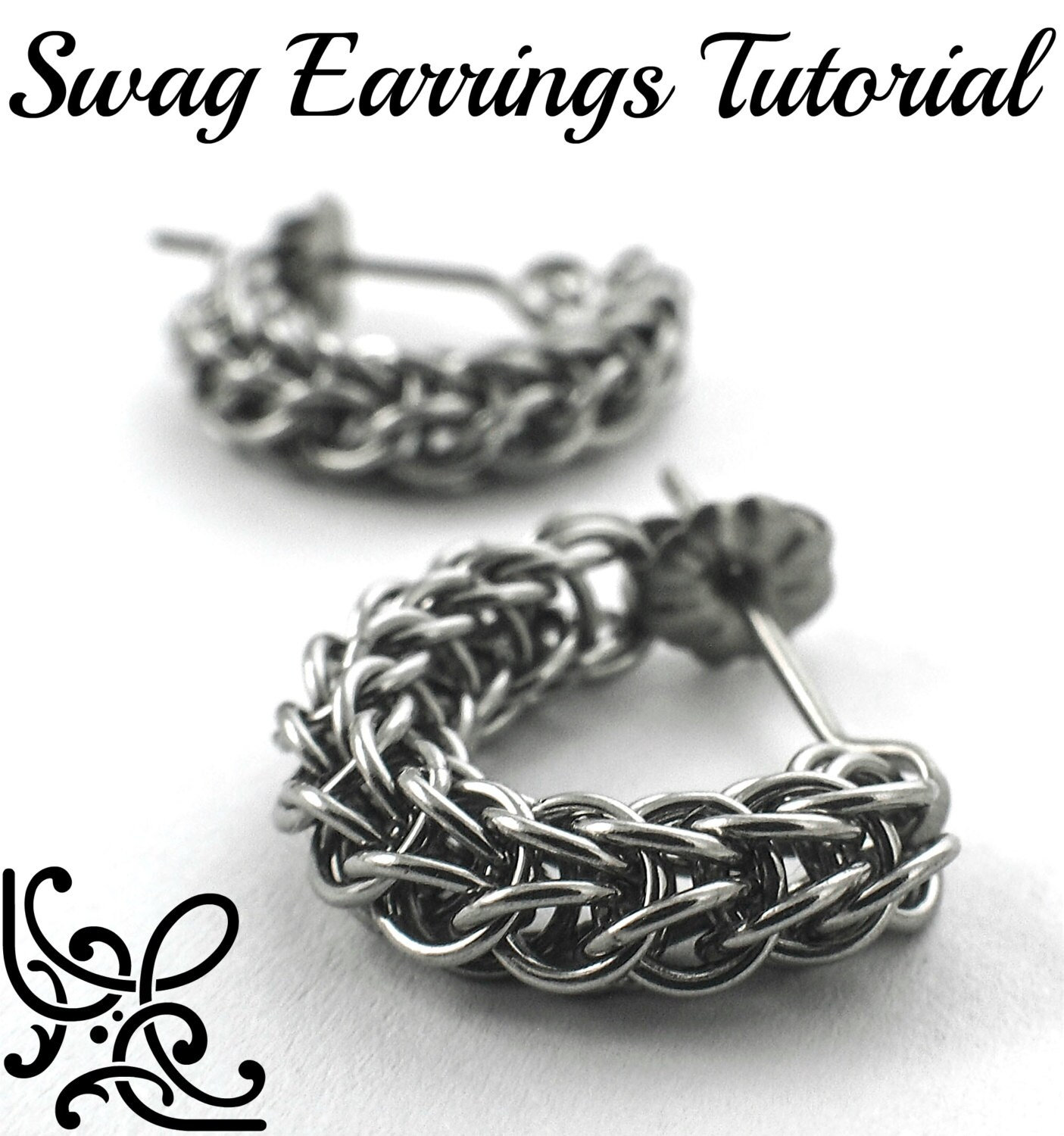 Swag Full Persian Chainmaille Earring Tutorial Pdf - Etsy