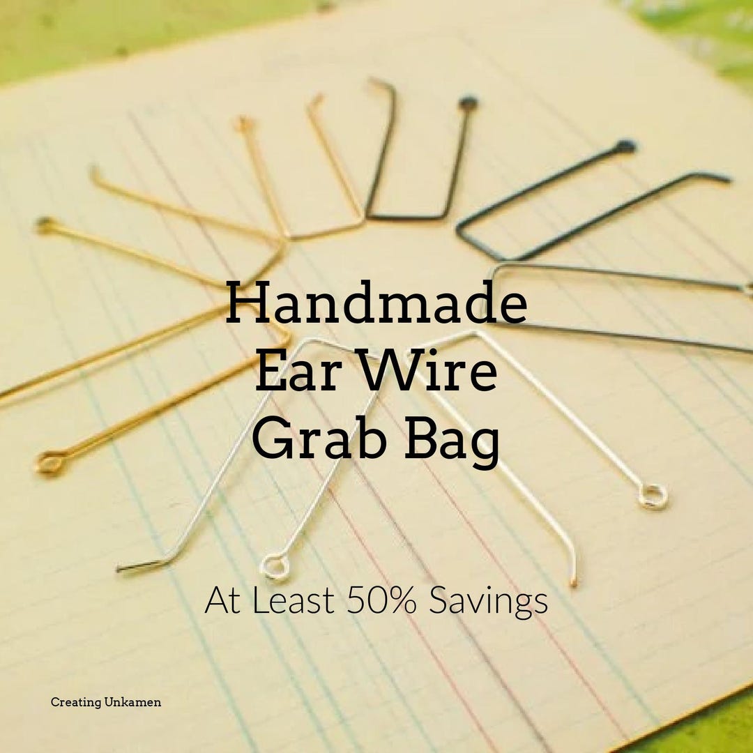 Handmade Ear Wires Grab Bag - Etsy