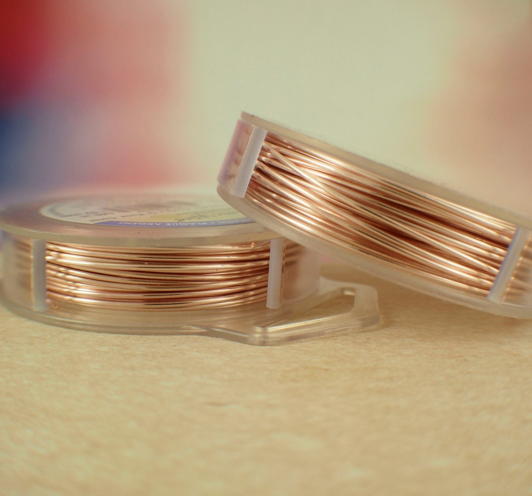 Rose Gold Color Artistic Wire Permanently Colored You Pick Gauge 14, 16 ...