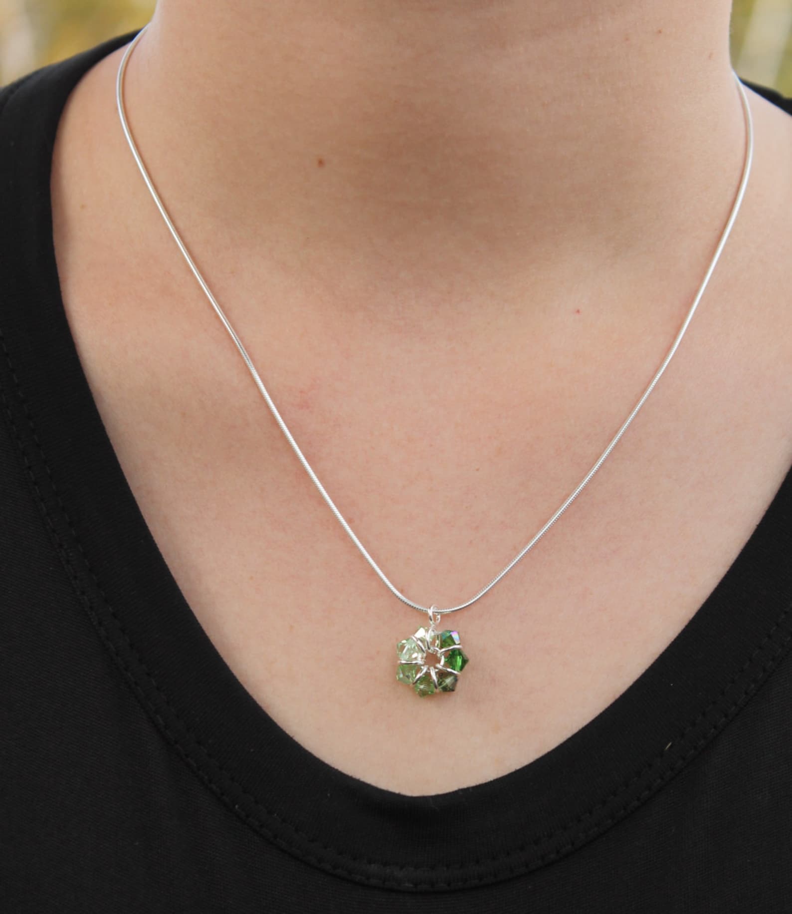 Crystal Eternity Pendant and Earrings PDF Tutorial - Etsy