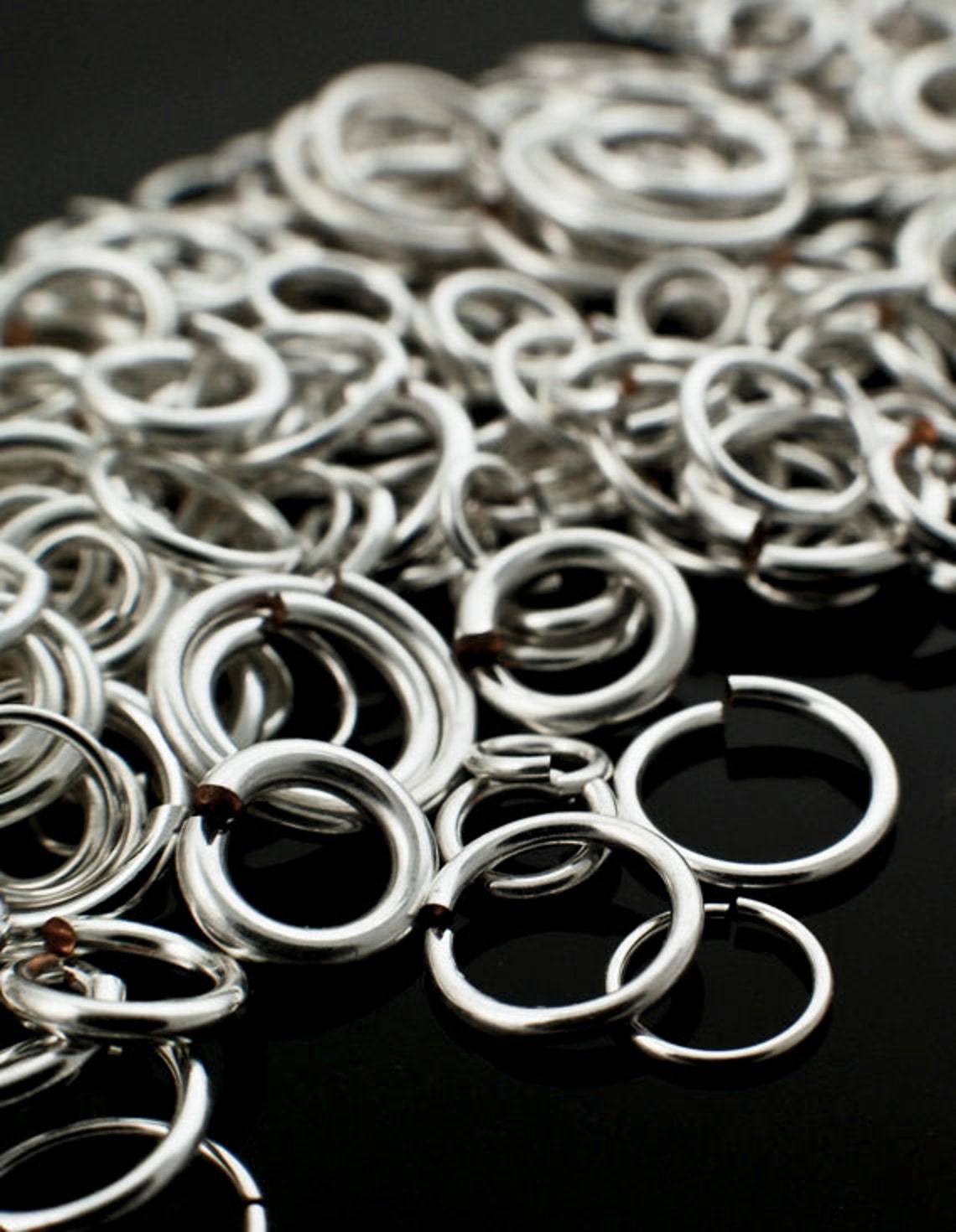 100 Premium Jump Rings Half Hard Fine Silver With Copper Core - Etsy