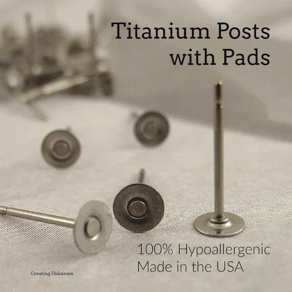 Titanium Earrings - Etsy