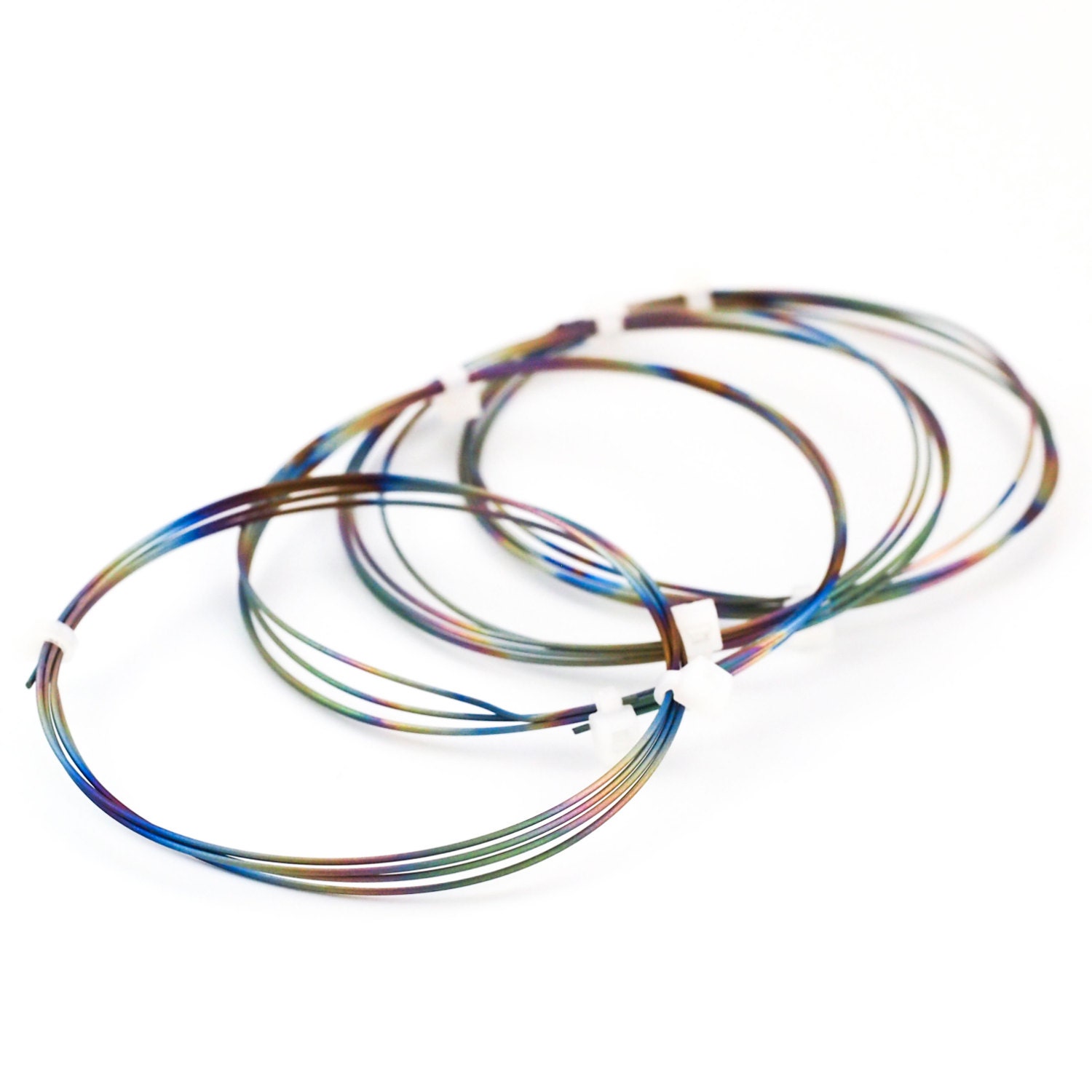 Peacock Rainbow Anodized Titanium Wire Pure Surgical Grade 1 - Etsy