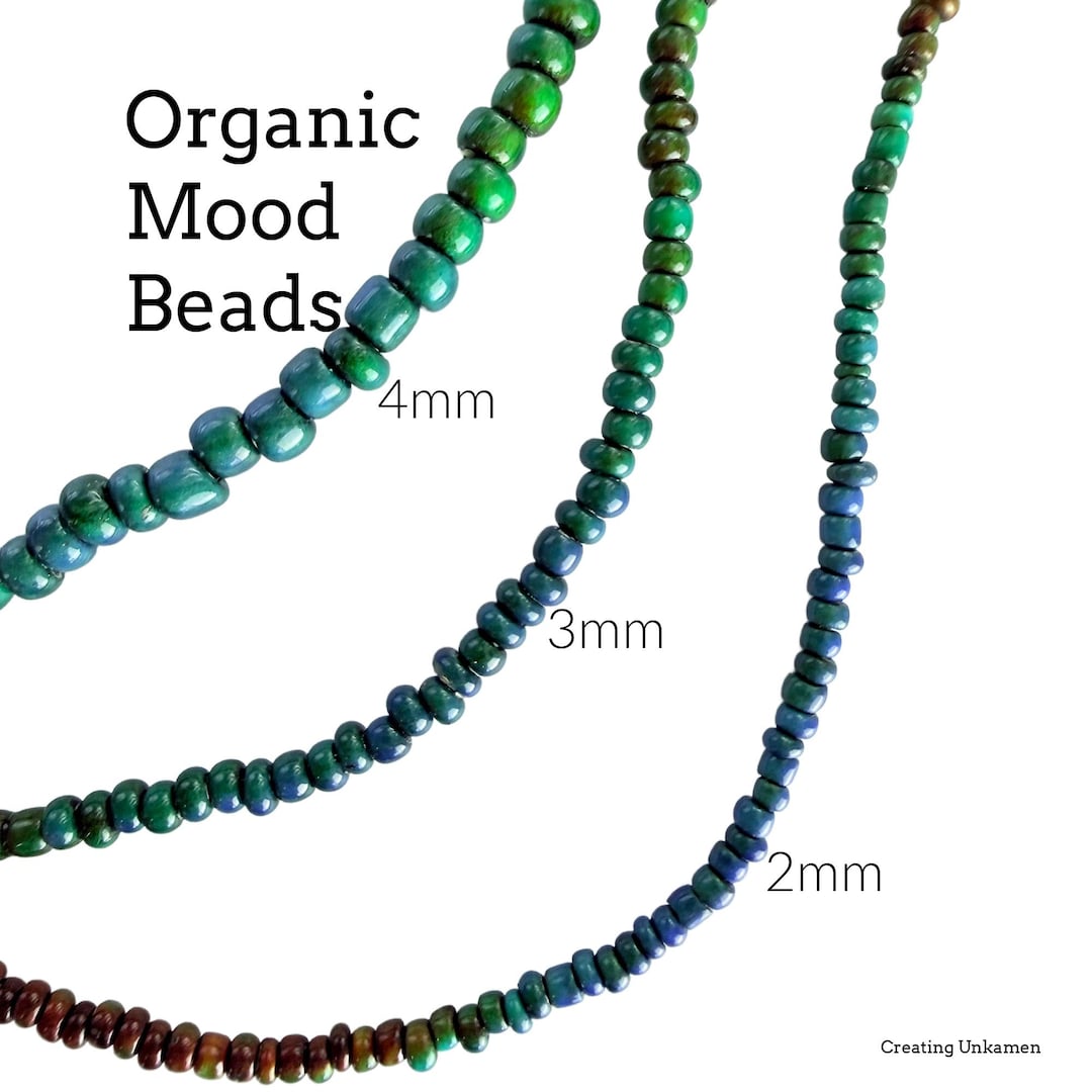 20 Organic Mood Beads - 2mm, 3mm, 4mm - 100% Guarantee - Etsy
