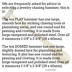 Chasing Hammer - Flat or Domed - Our Pick for a Great All Around ...