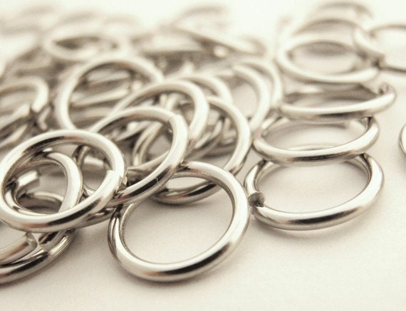 Stainless Steel Jump Rings 22 20 19 and 18 Gauge You Pick | Etsy