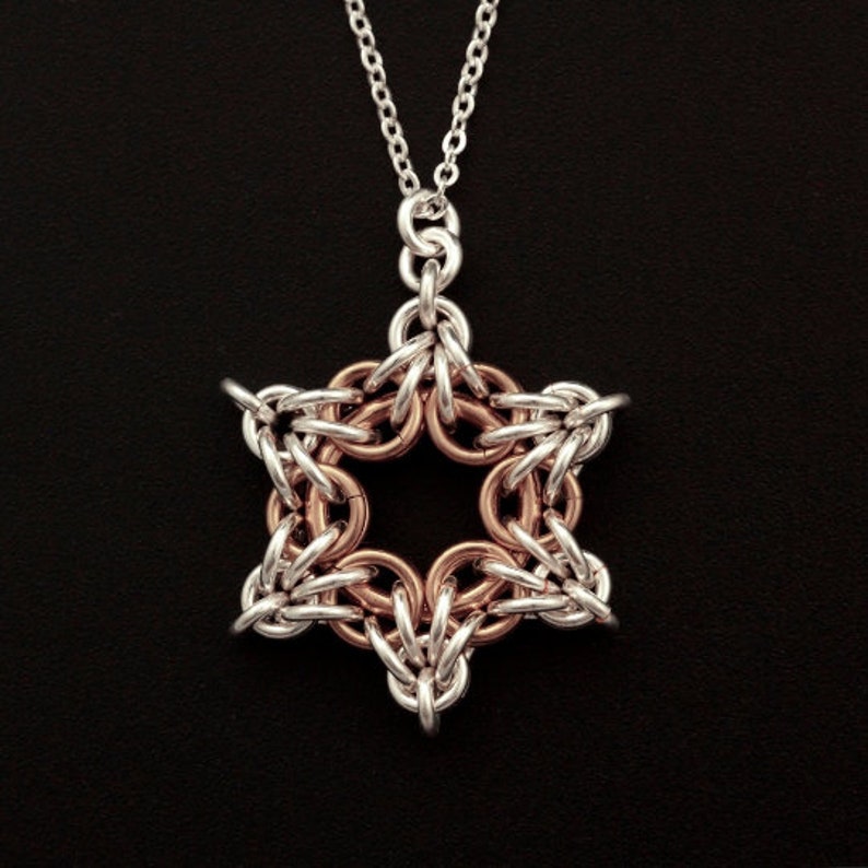 Star Bright Tutorial - Chainmaille Jewelry PDF Intermediate Pendant or ...