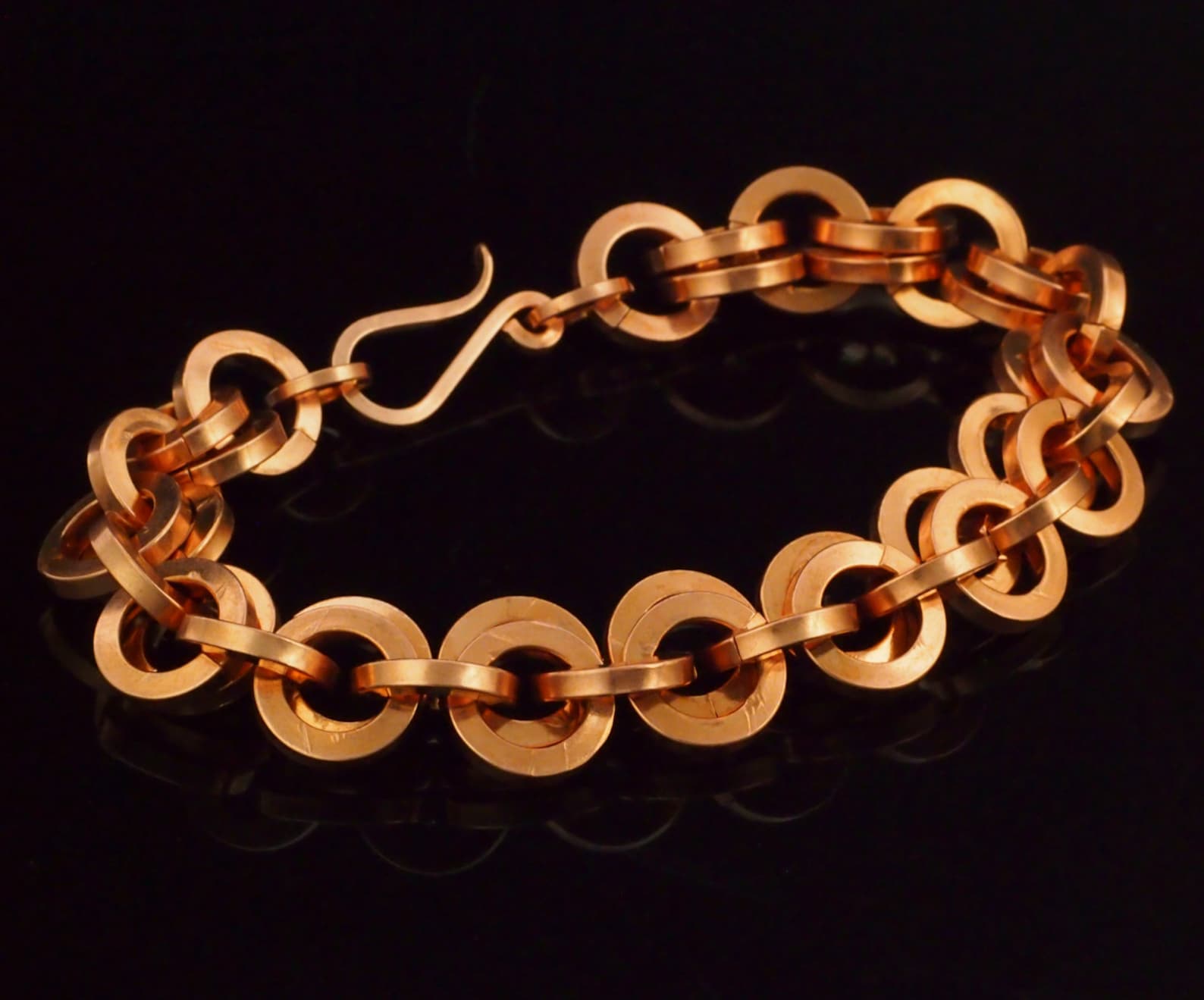 50 Custom Handmade Square Solid Copper Jump Rings - 12, 14, 16, 18, 20 ...