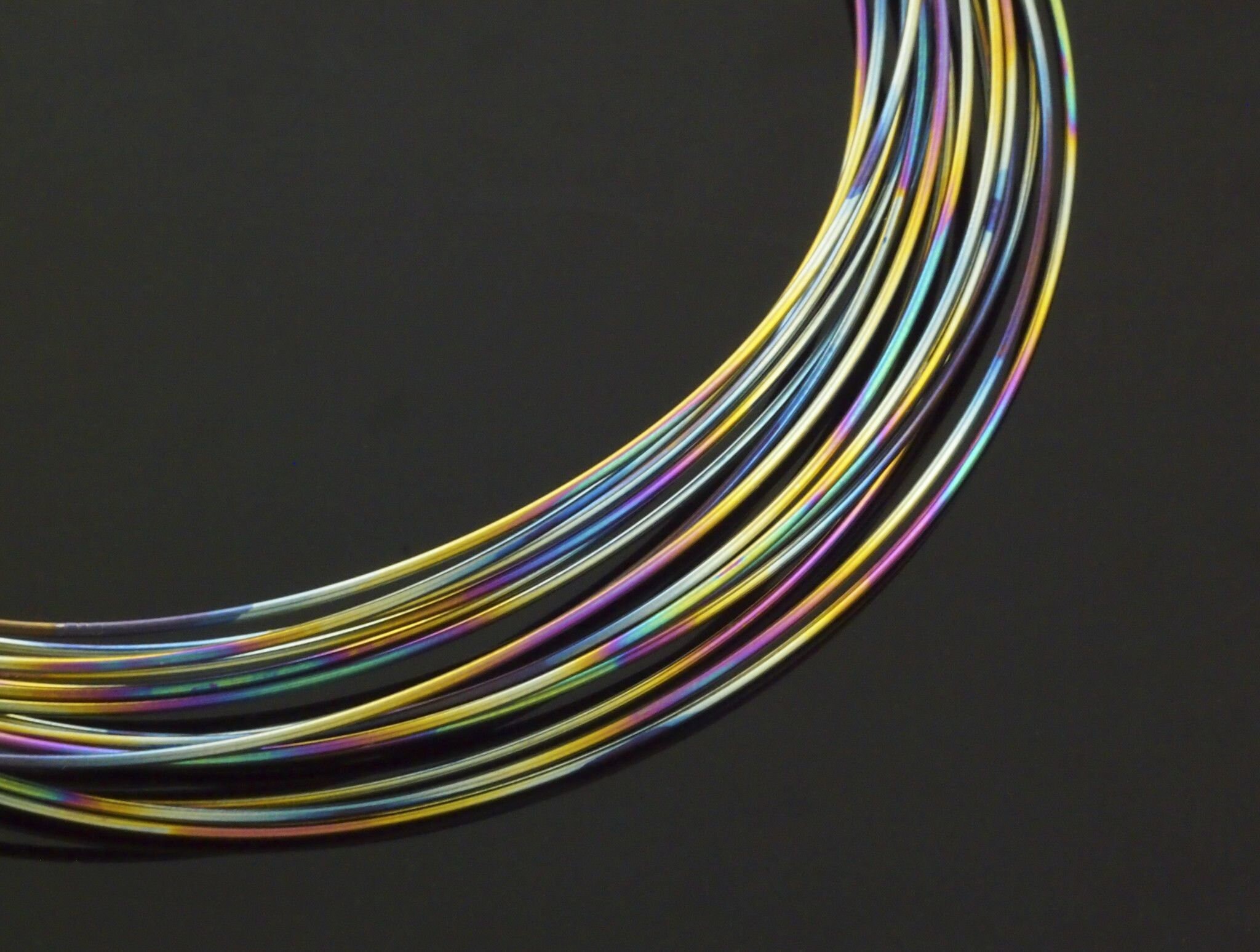 Peacock Niobium Wire Hypoallergenic You Pick 8 10 14 - Etsy