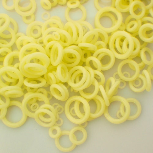 Glow in the Dark Rubber Jump Rings You Pick Size These - Etsy