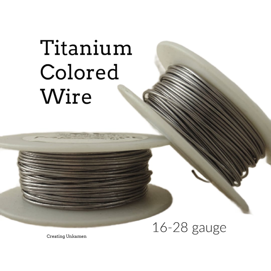 Wire Titanium Colored Non Tarnish Enameled Coated Copper - You Pick the ...