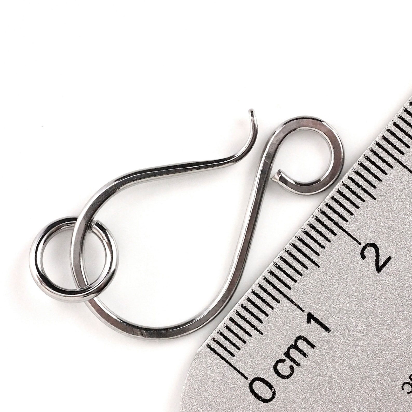 1 Large Solid Metal Clasp 33mm X 19mm - Brass, Copper, Stainless Steel ...