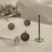 You Pick the Size - 20 Pairs Titanium Earring Posts With Pads ...