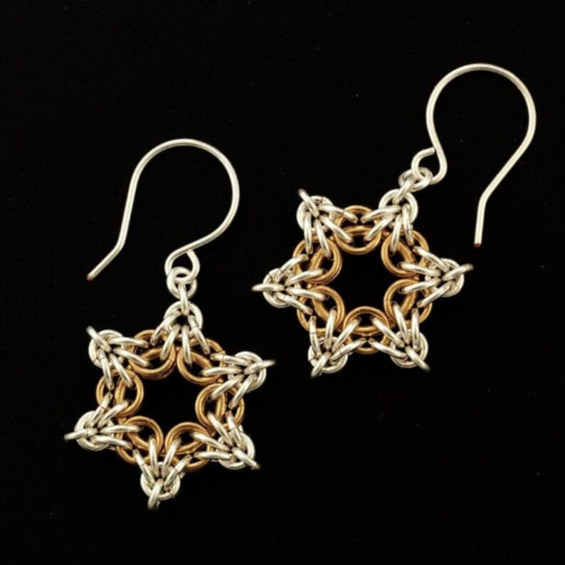 Star Bright Tutorial - Chainmaille Jewelry PDF Intermediate Pendant or ...