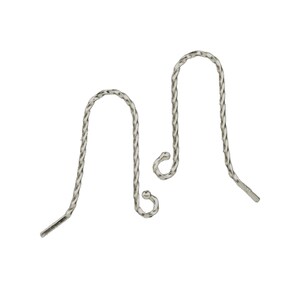 1 Pair Fancy Sterling Silver Ear Wires Also Available in Gold Finish ...