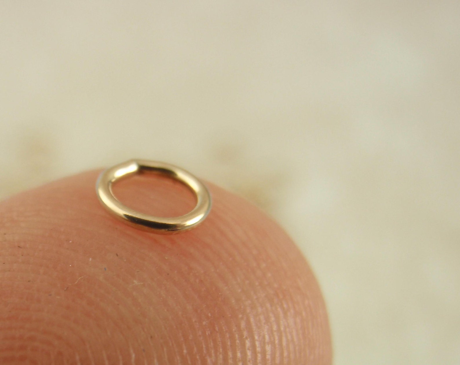 Jump Rings 4 - 14kt Gold Filled Soldered Closed 22 Gauge, 18 Gauge, 16 ...