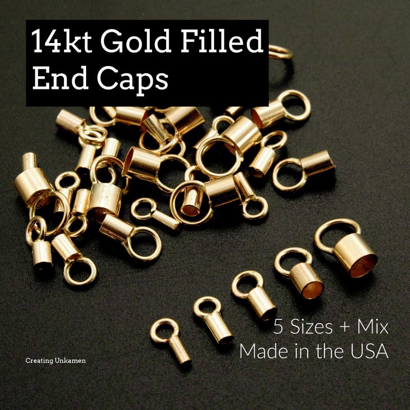 Gold End Caps - Etsy
