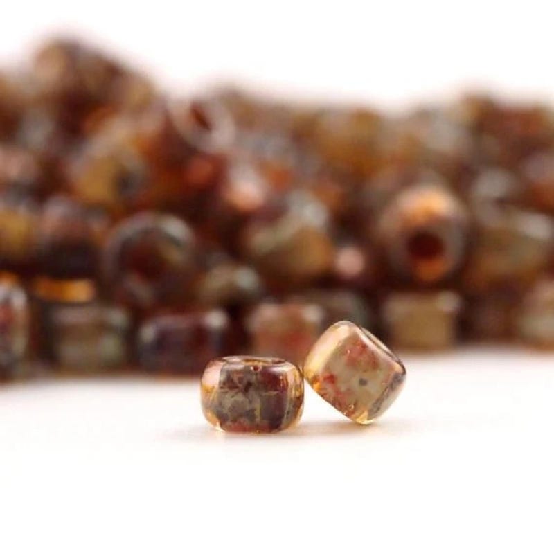 Light Transparent Topaz Seed Bead - Etsy