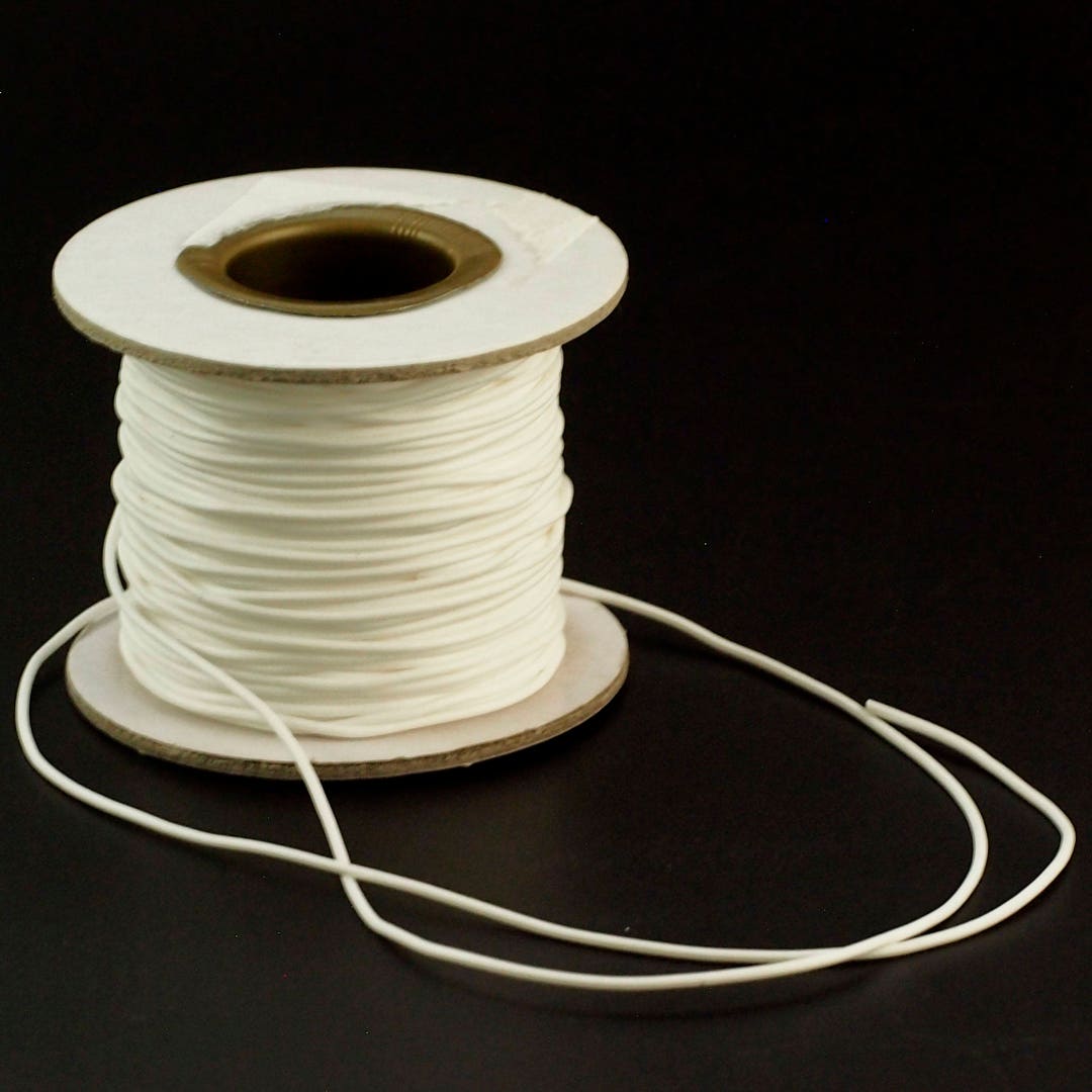1mm Synthetic Rubber White Cord - Etsy