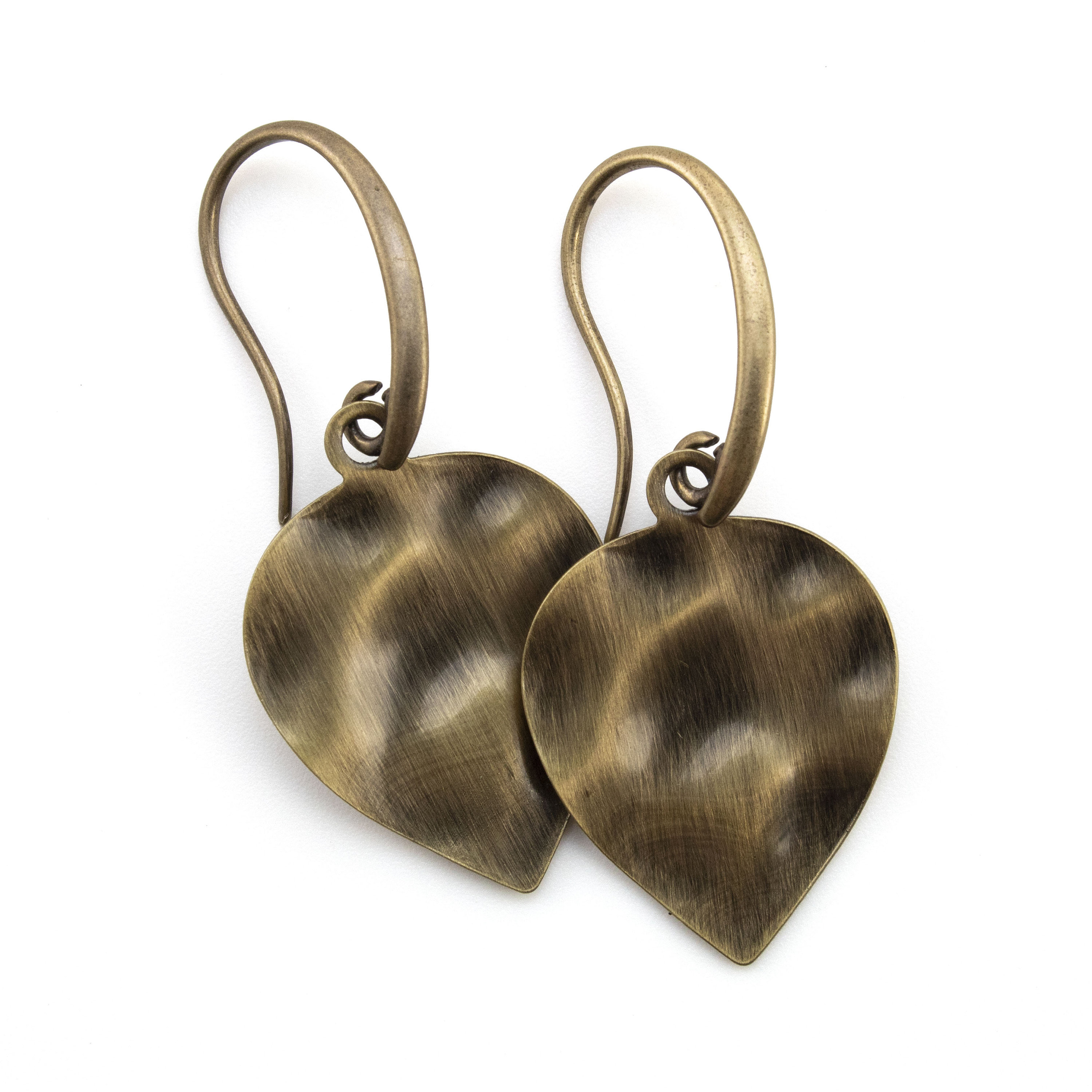 Swirvy Ear Wires You Pick Finish Silver Gold Antique | Etsy