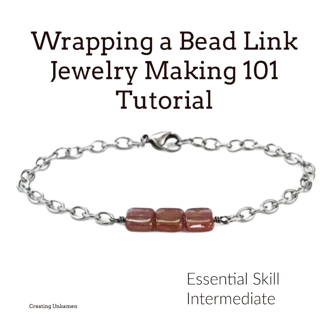 Tutorial Wrapping a Bead Link 101 - Essential Jewelry Making - Etsy