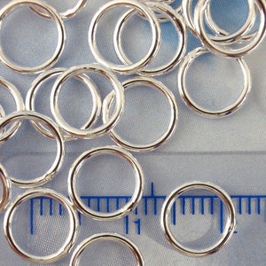 100 Soldered Closed Jump Rings in Copper, Gunmetal, Antique Gold ...