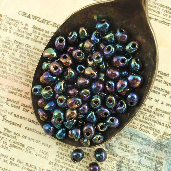 Dark Blue Iris - Etsy