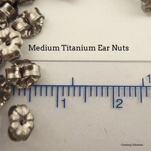 Earring Kit Titanium Posts Makes 10 Pairs- Your Choice of Pad Size ...