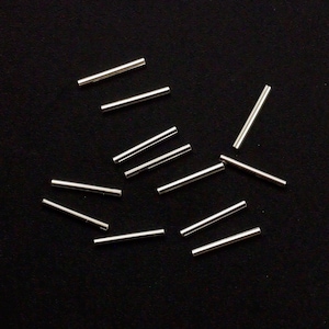 Sterling Silver Tube Beads in 3mm, 4mm, 5mm, 6mm, 10mm - Made in the ...