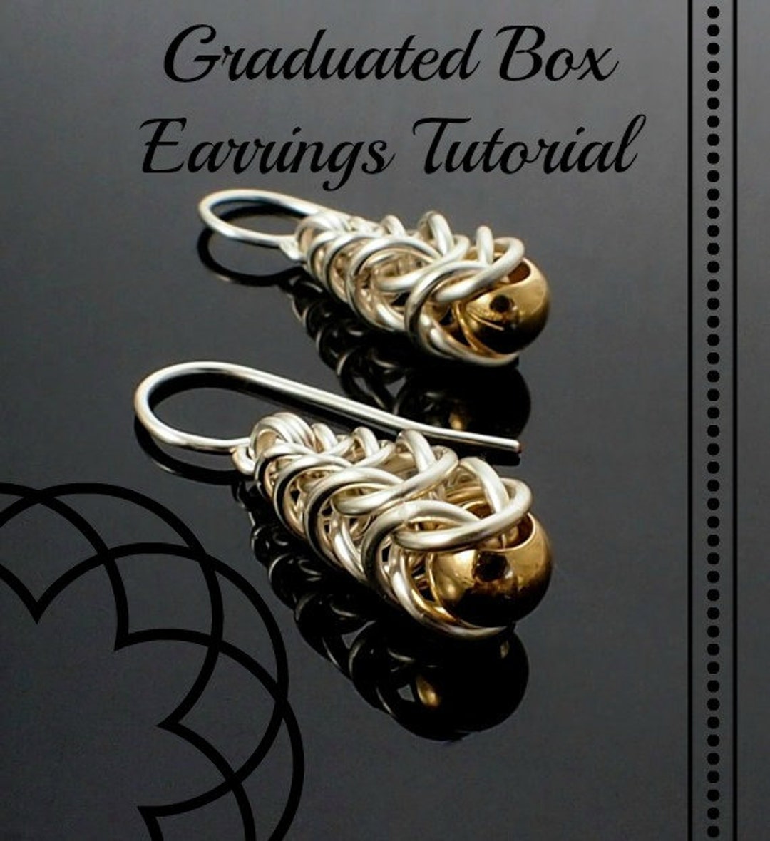 Graduated Box Earrings Chainmaille Tutorial PDF - Etsy UK