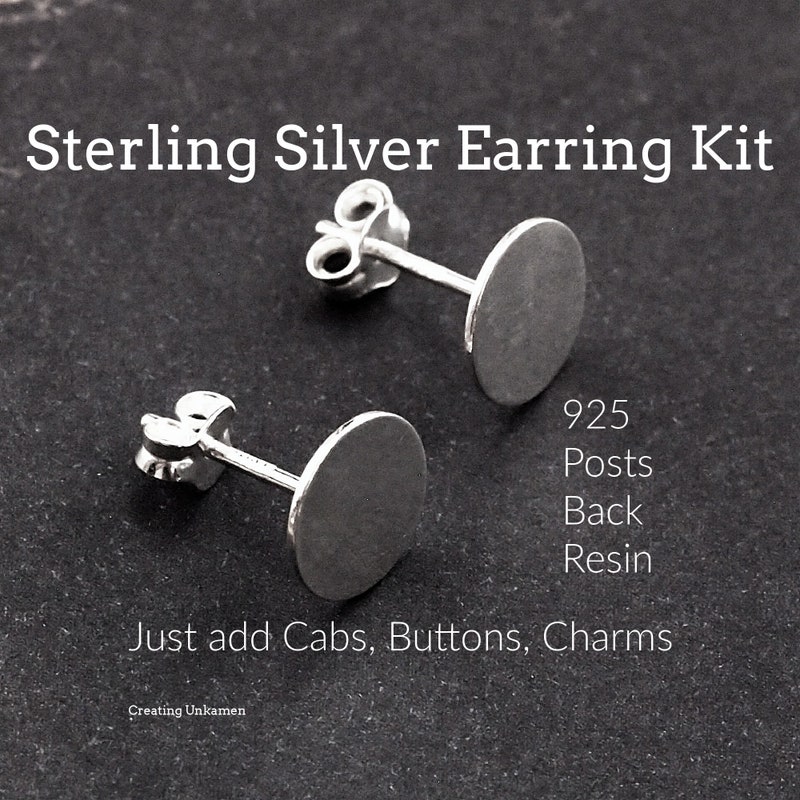 Sterling Silver Post Earrings - Etsy