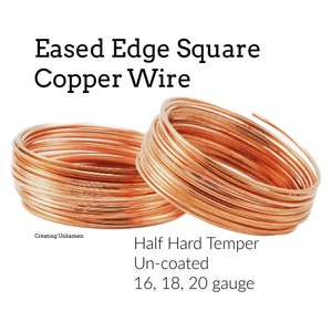 Half Hard Square Copper Wire With Eased Edge - 100% Guarantee - You ...