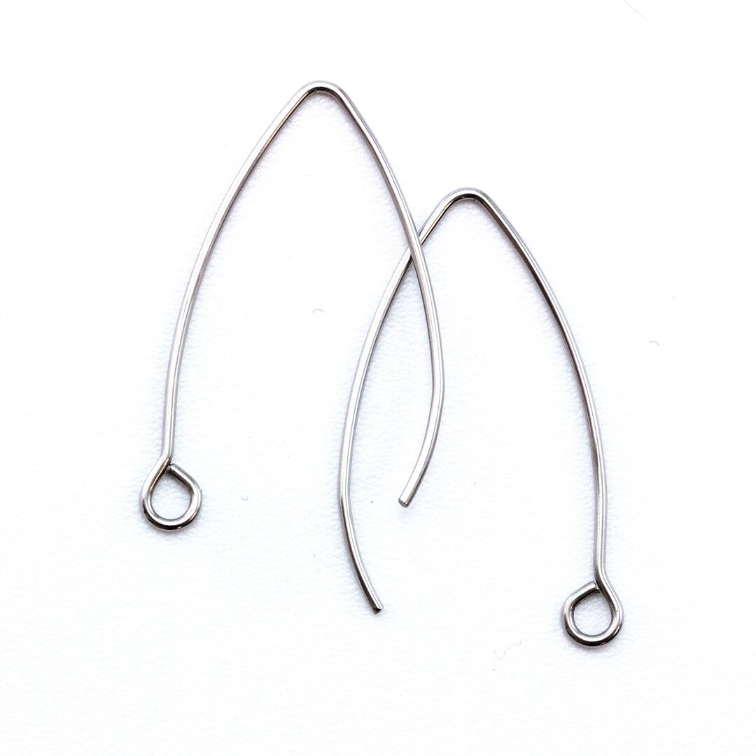 Surgical Steel Arch Ear Wires - 30mm or 40mm - Etsy