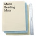 3 Large Bead Mats - Velvet Like Work Surface 12x9 Inches - Colors Vary ...