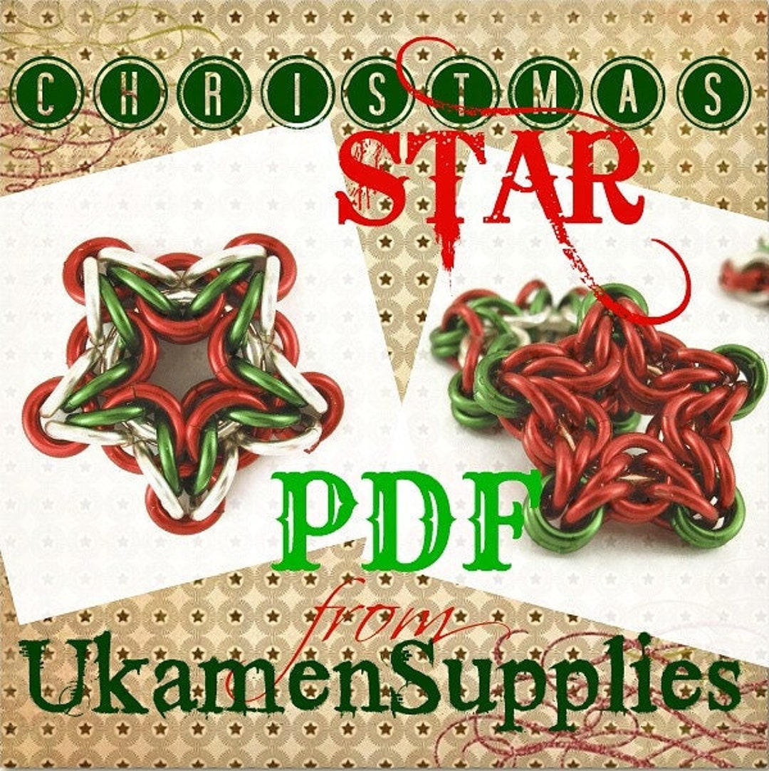 Chainmail Tutorial Christmas Star Pdf Intermediate and Experienced ...