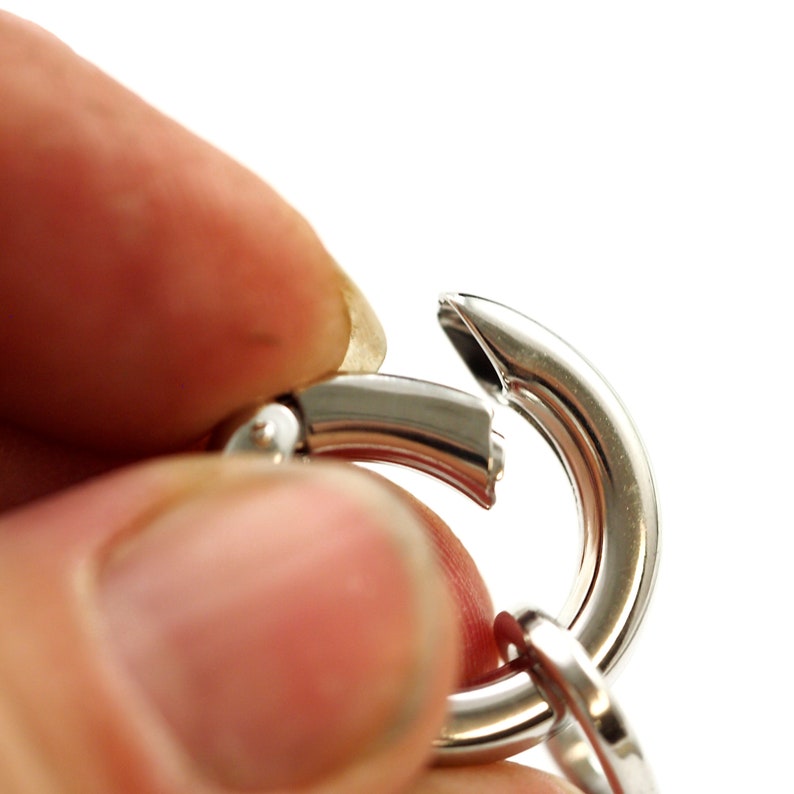 Triggerless Stainless Steel Clasp Round 21mm with 2 Matching | Etsy