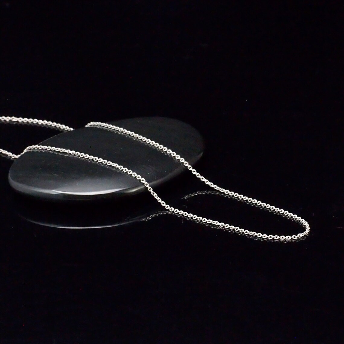 1.5mm Argentium Sterling Silver Cable Chain by the Foot or - Etsy