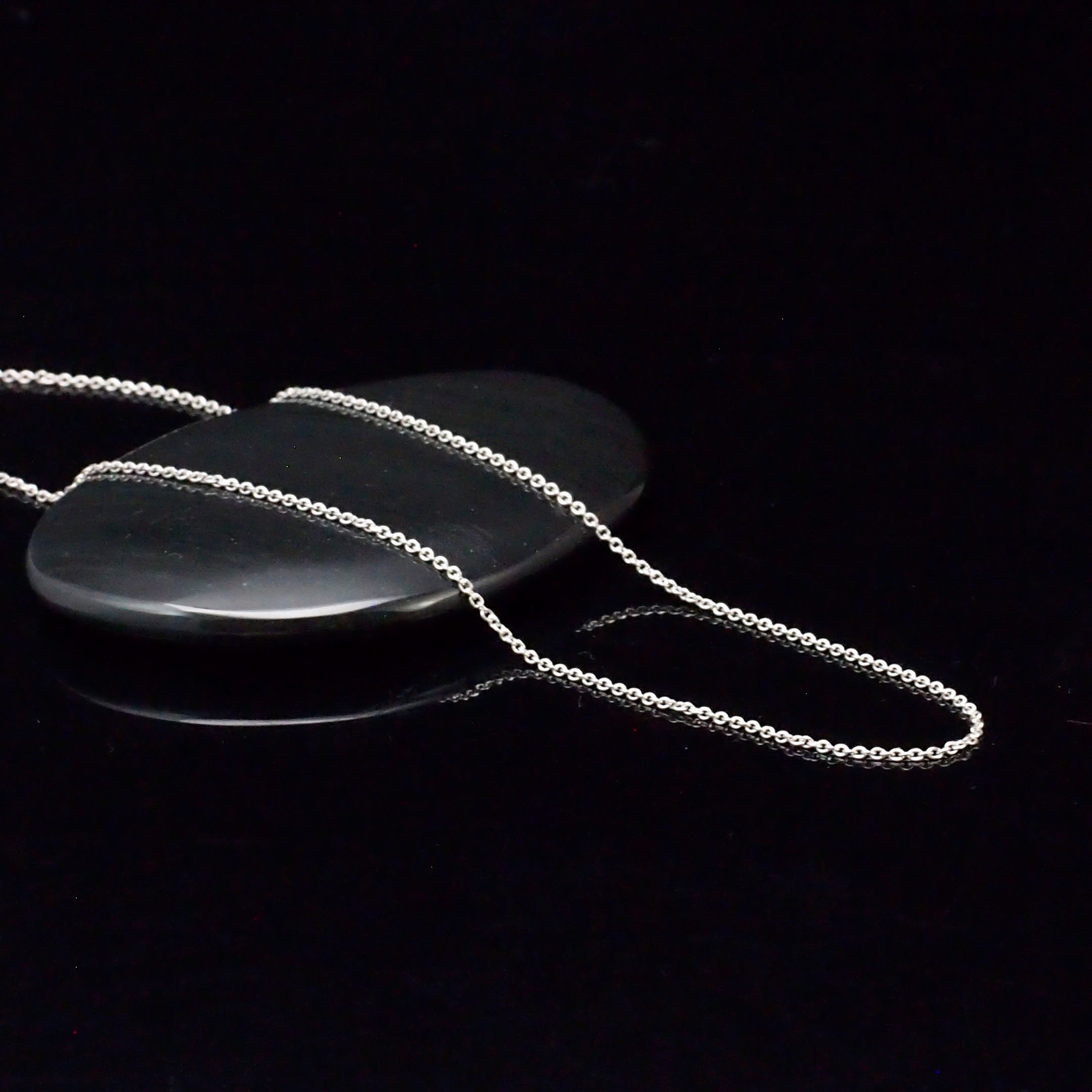 1.5mm Argentium Sterling Silver Cable Chain by the Foot or - Etsy