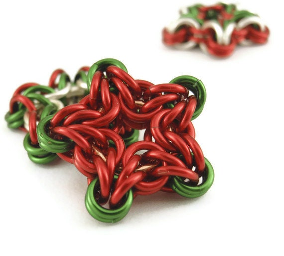 Chainmail Tutorial Christmas Star Pdf Intermediate and - Etsy